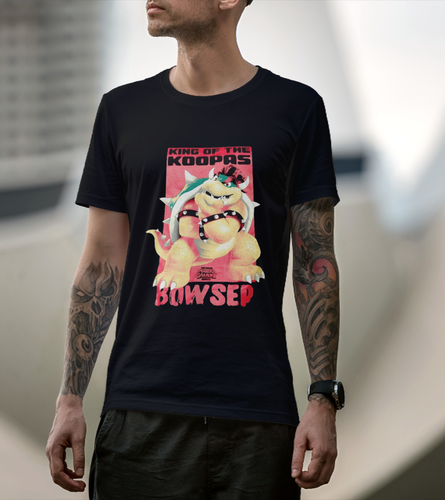 King Of The Koopas Bowser Mario Galaxy Movie T-Shirt