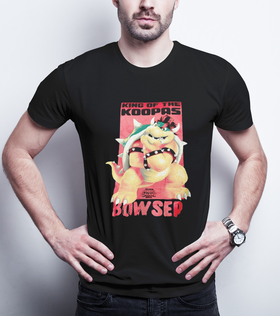 King Of The Koopas Bowser Mario Galaxy Movie T-Shirt