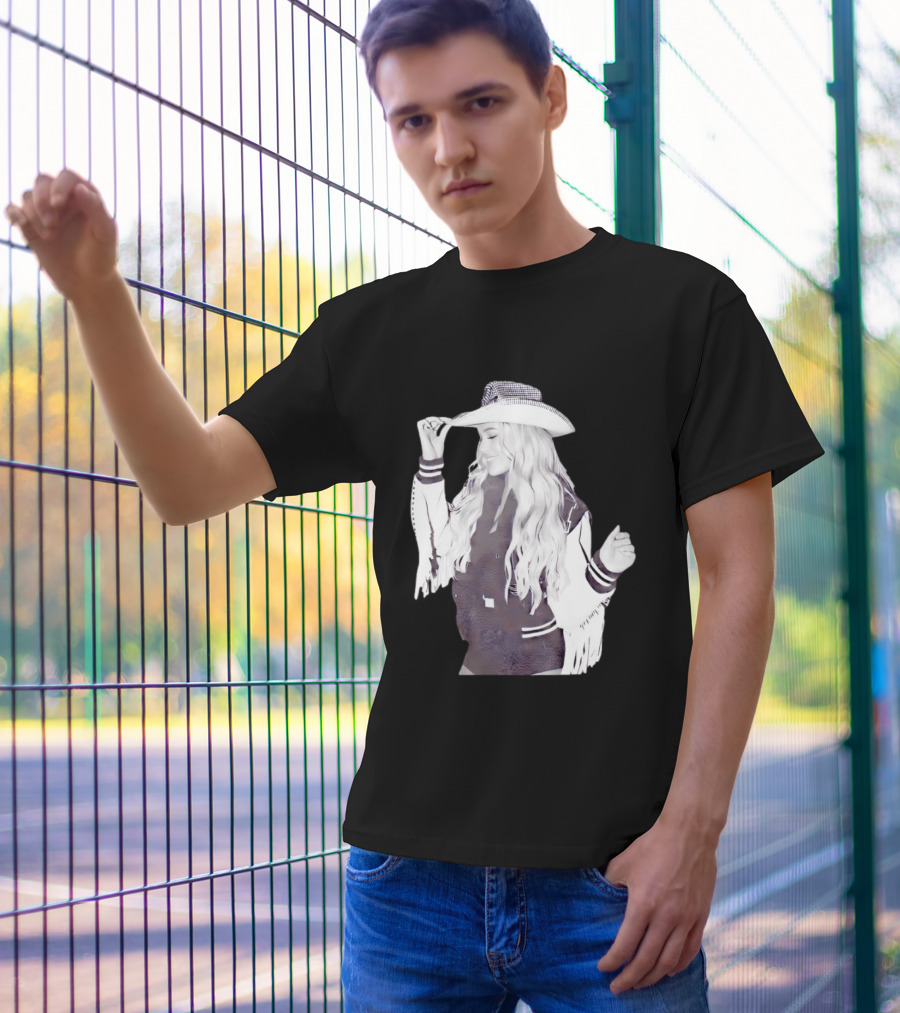 Megan Moroney Cloud 9 Tour 2026 Fringed Cowboy Hat And Jacket T-Shirt