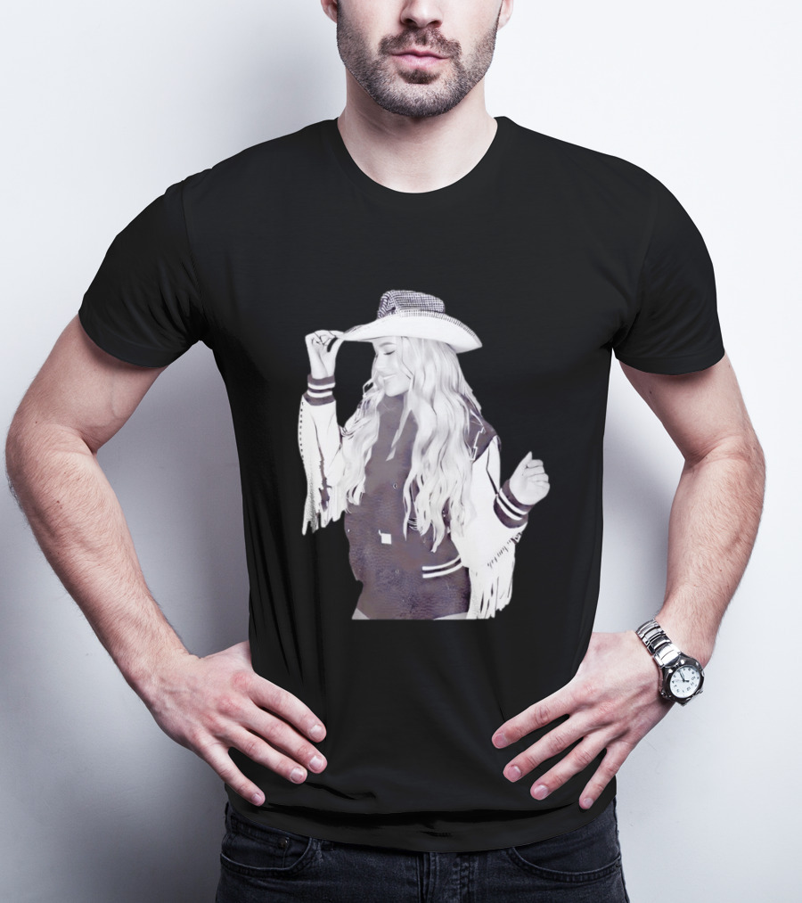 Megan Moroney Cloud 9 Tour 2026 Fringed Cowboy Hat And Jacket T-Shirt