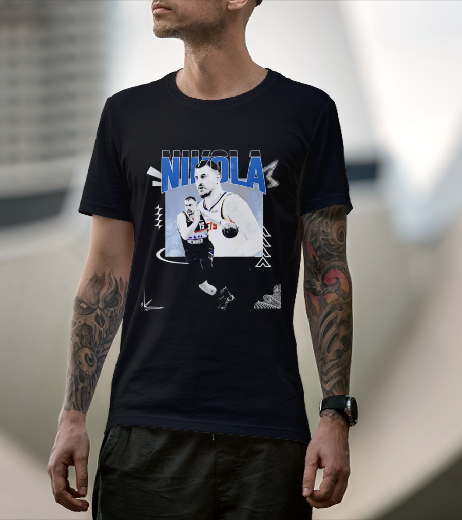 Denver Nuggets Nikola Jokic 15 Basketball T-Shirt