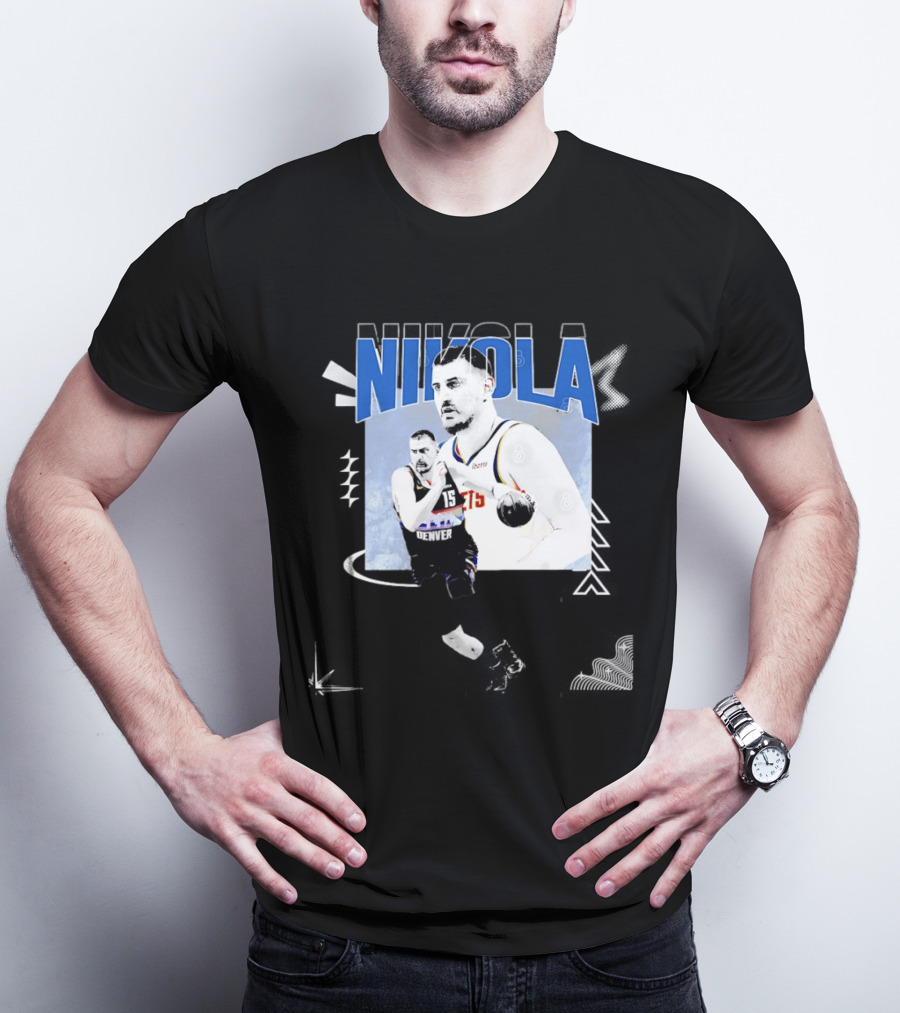 Denver Nuggets Nikola Jokic 15 Basketball T-Shirt
