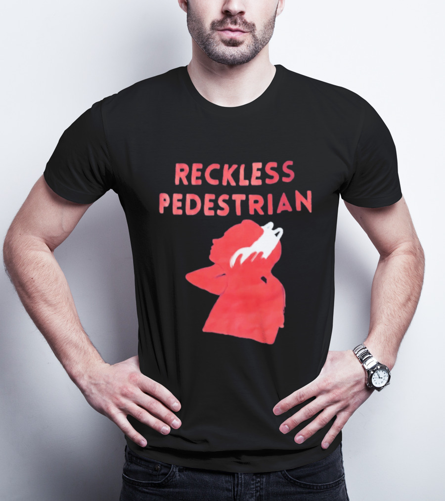 Reckless Pedestrian Bold Red T-Shirt