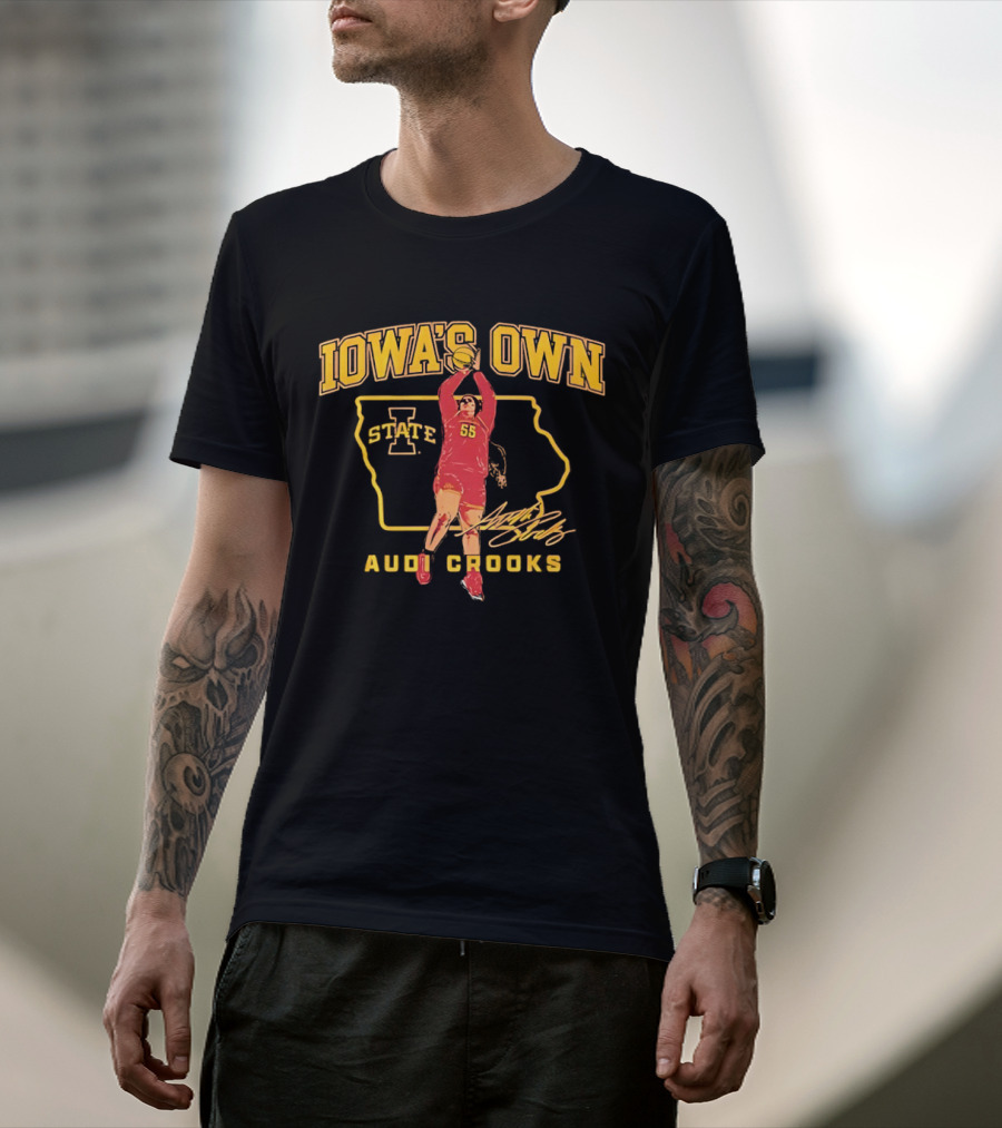 Iowa's Own Audi Crooks Iowa State Cyclones Women's Basketball T-Shirt