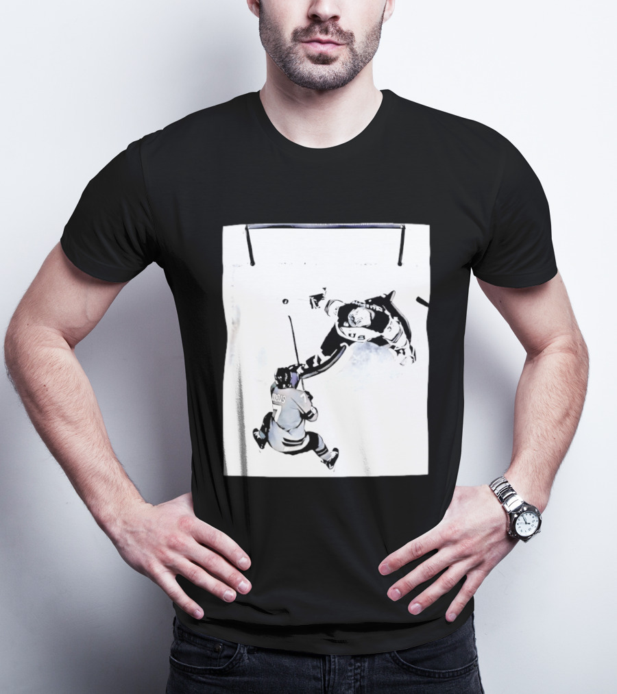Connor Hellebuyck USA Olympic Gold Medal Win Hockey Action T-Shirt