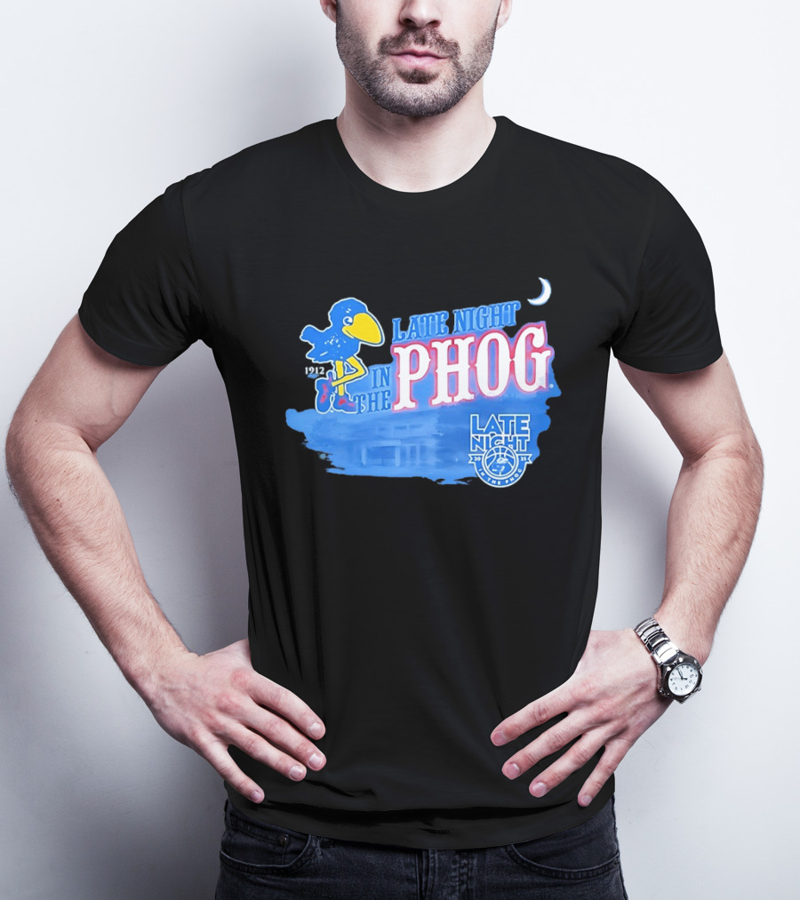 Late Night In The Phog Kansas Jayhawks Since 1912 Basketball Tradition T-Shirt