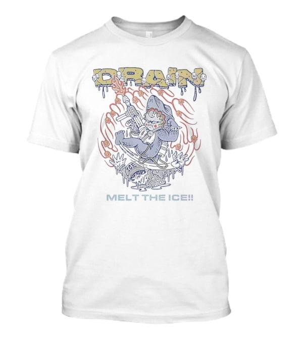 DRain Baby Shark Holding Fire Gun Melt The ICE T-Shirt