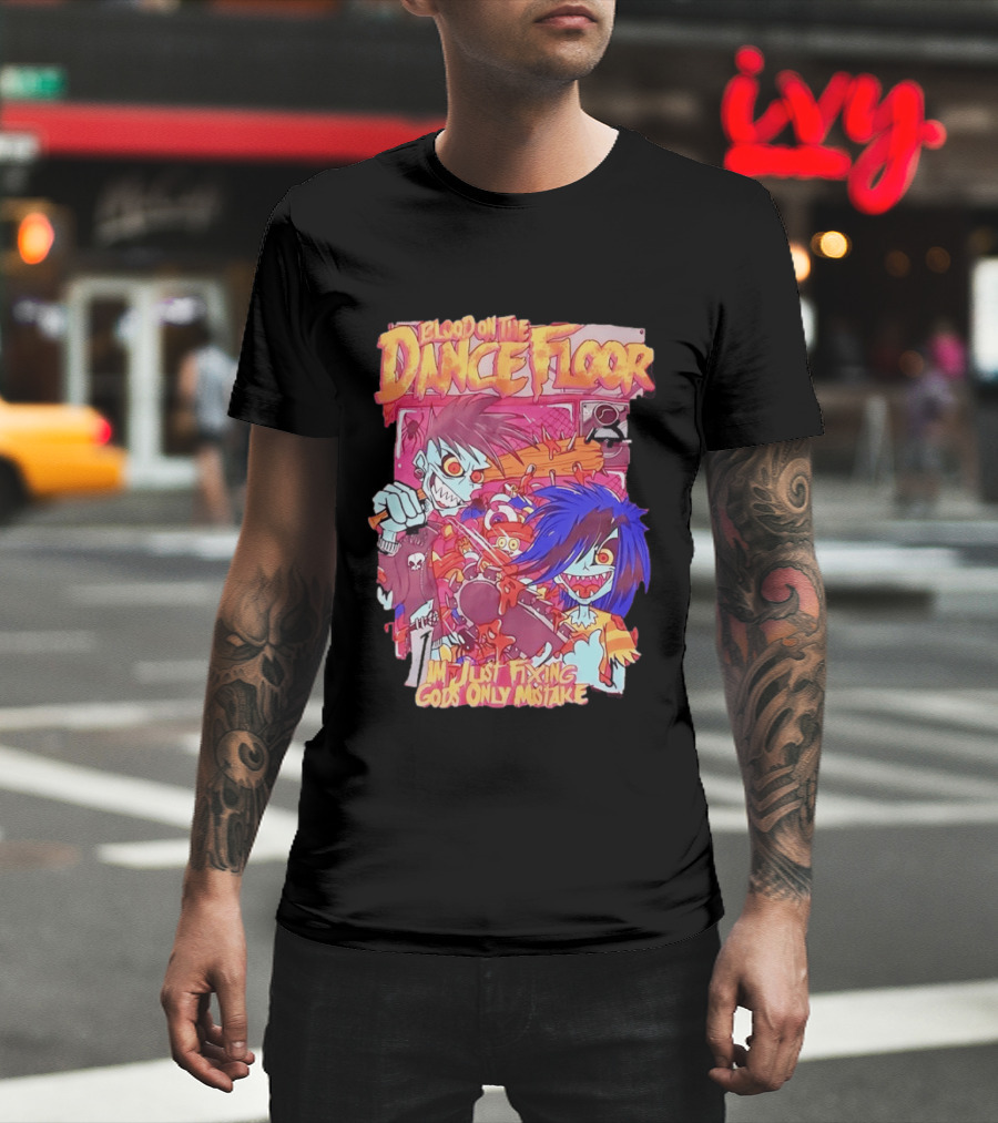 Blood On The Dance Floor I'm Just Fixing God's Only Mistake Zombie Chainsaw T-Shirt