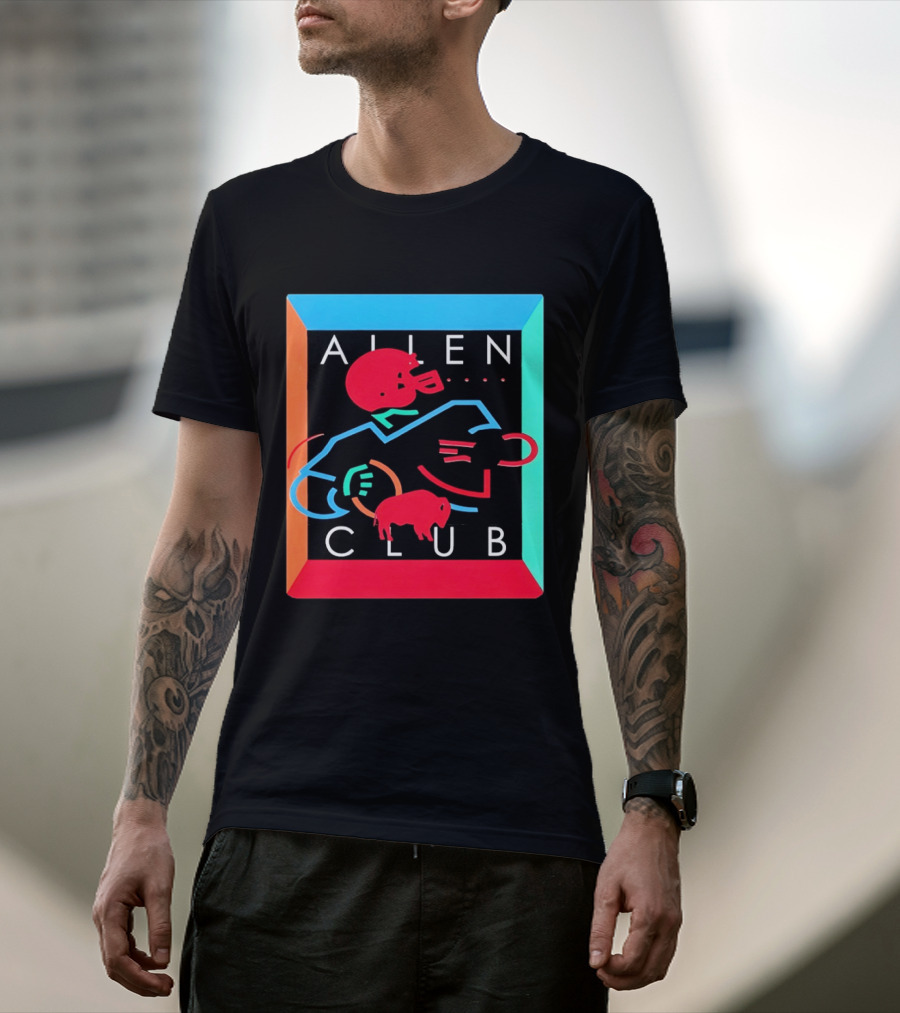 Allen Club Buffalo Bills Helmet Buffalo T-Shirt