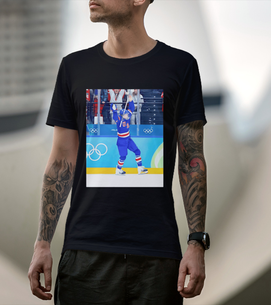 Megan Keller USA Women's Ice Hockey 2026 Olympics Celebration T-Shirt