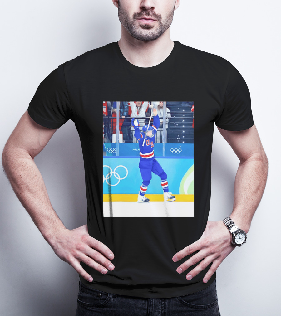 Megan Keller USA Women's Ice Hockey 2026 Olympics Celebration T-Shirt