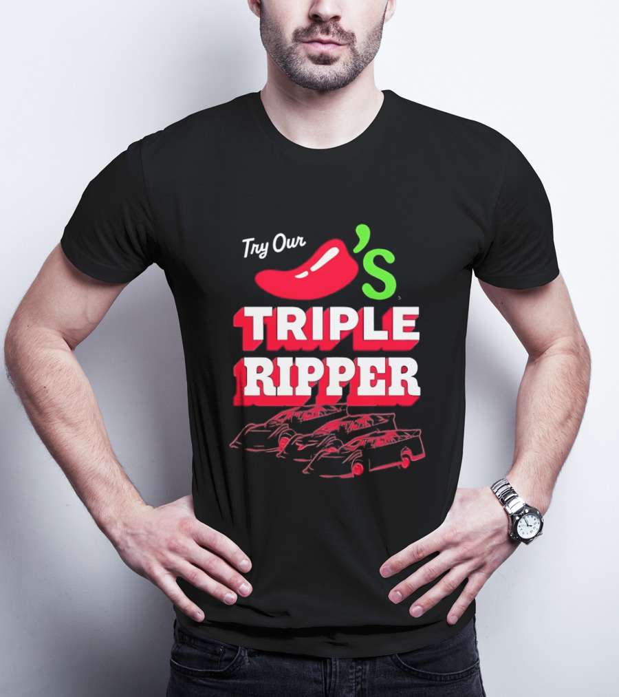 Try Our Chili's Triple Ripper Racing Cars T-Shirt