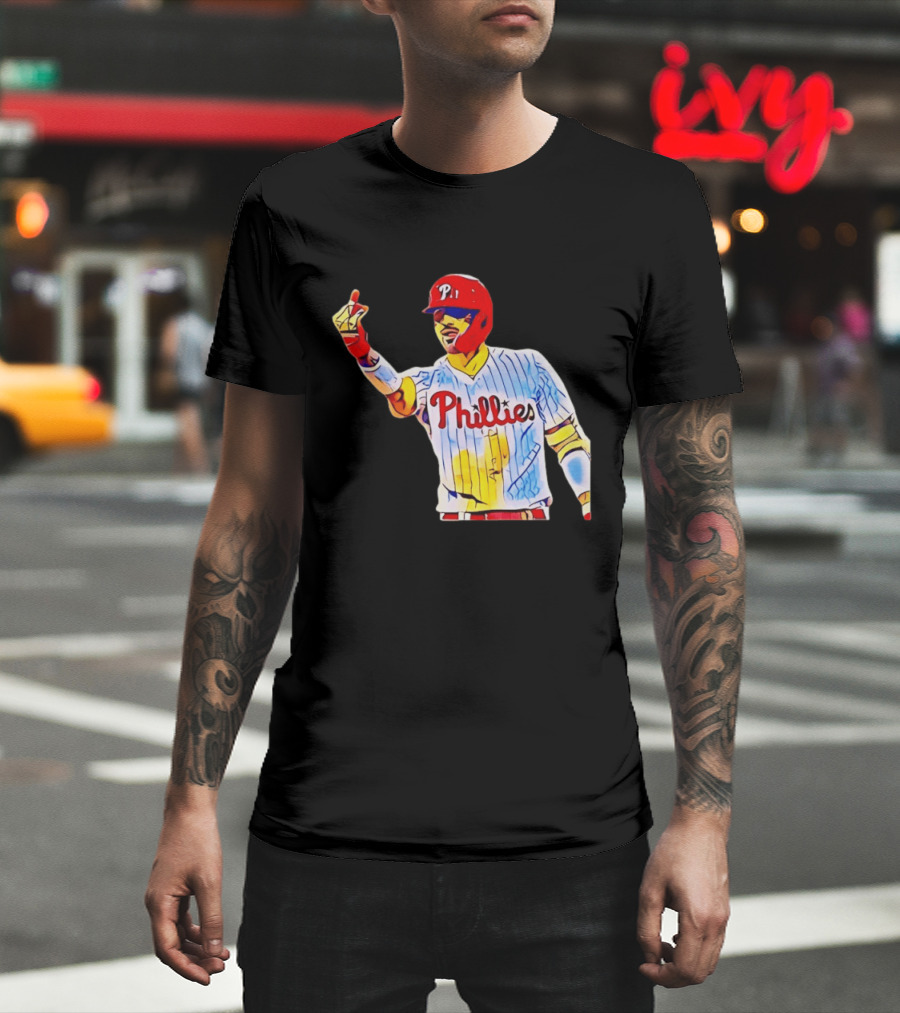 Philadelphia Phillies Nick Castellanos Gesture Baseball Moment T-Shirt