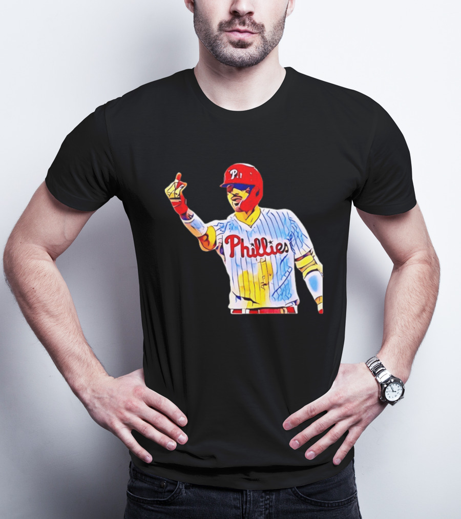 Philadelphia Phillies Nick Castellanos Gesture Baseball Moment T-Shirt