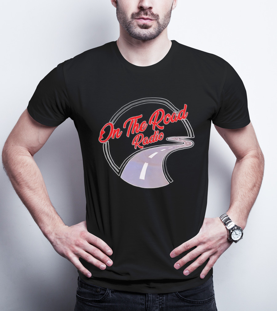 On The Road Radio Winding Highway Adventure T-Shirt