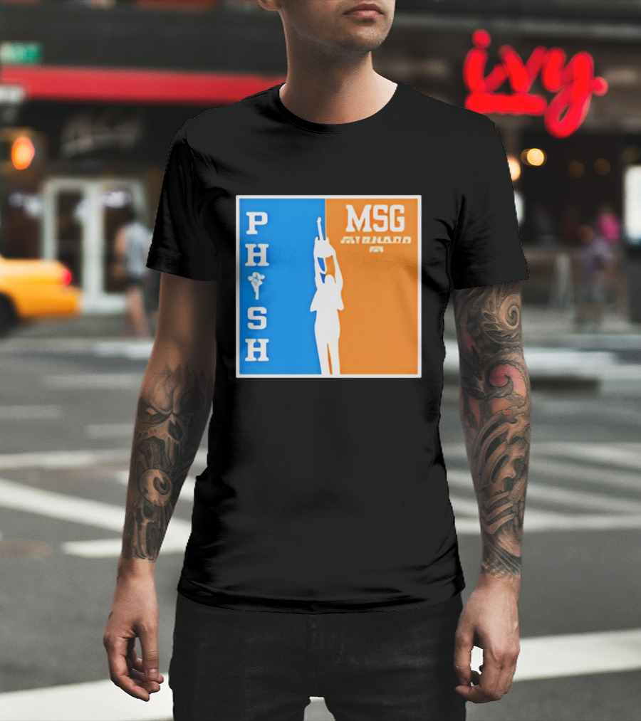 PHISH MSG Silhouette Guitar Concert Event T-Shirt