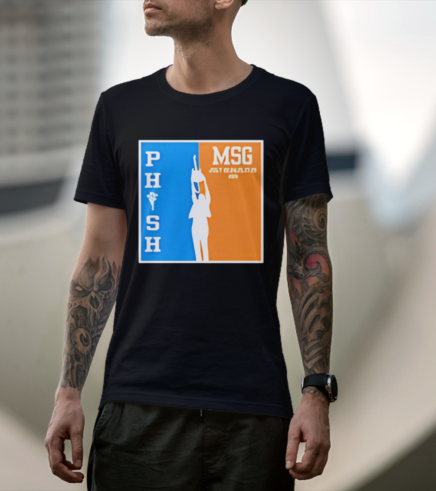 PHISH MSG Silhouette Guitar Concert Event T-Shirt