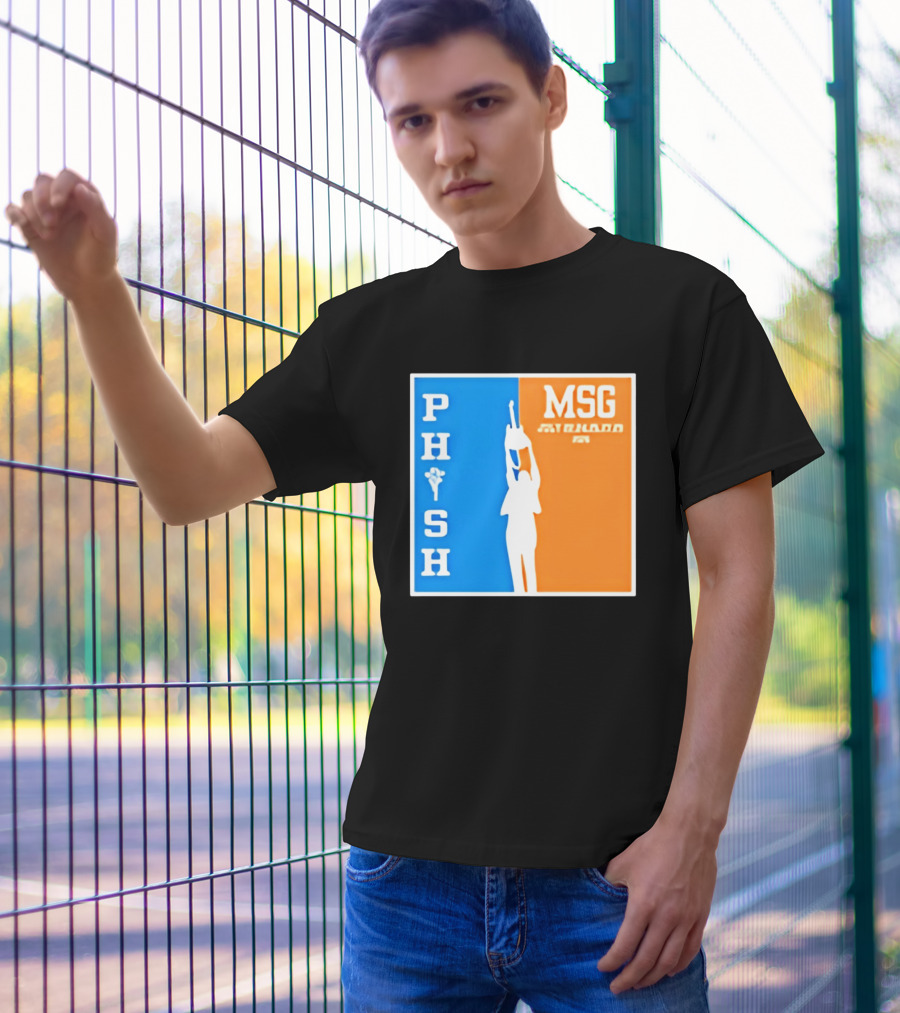 PHISH MSG Silhouette Guitar Concert Event T-Shirt