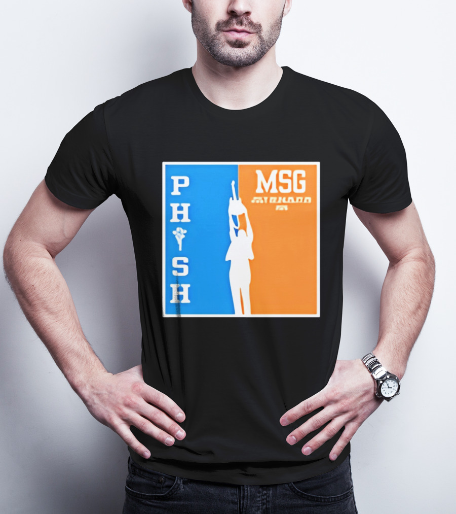PHISH MSG Silhouette Guitar Concert Event T-Shirt