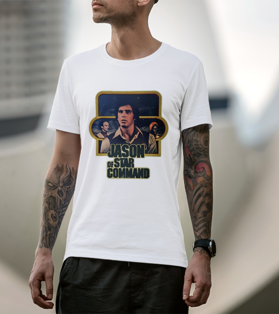 Jason Of Star Command Retro Sci Fi Series Iconic Ensemble T-Shirt