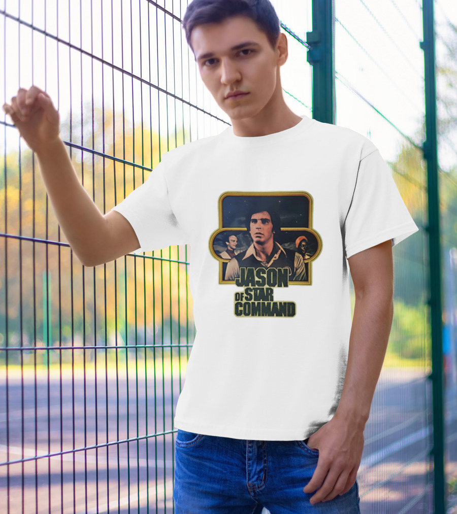Jason Of Star Command Retro Sci Fi Series Iconic Ensemble T-Shirt