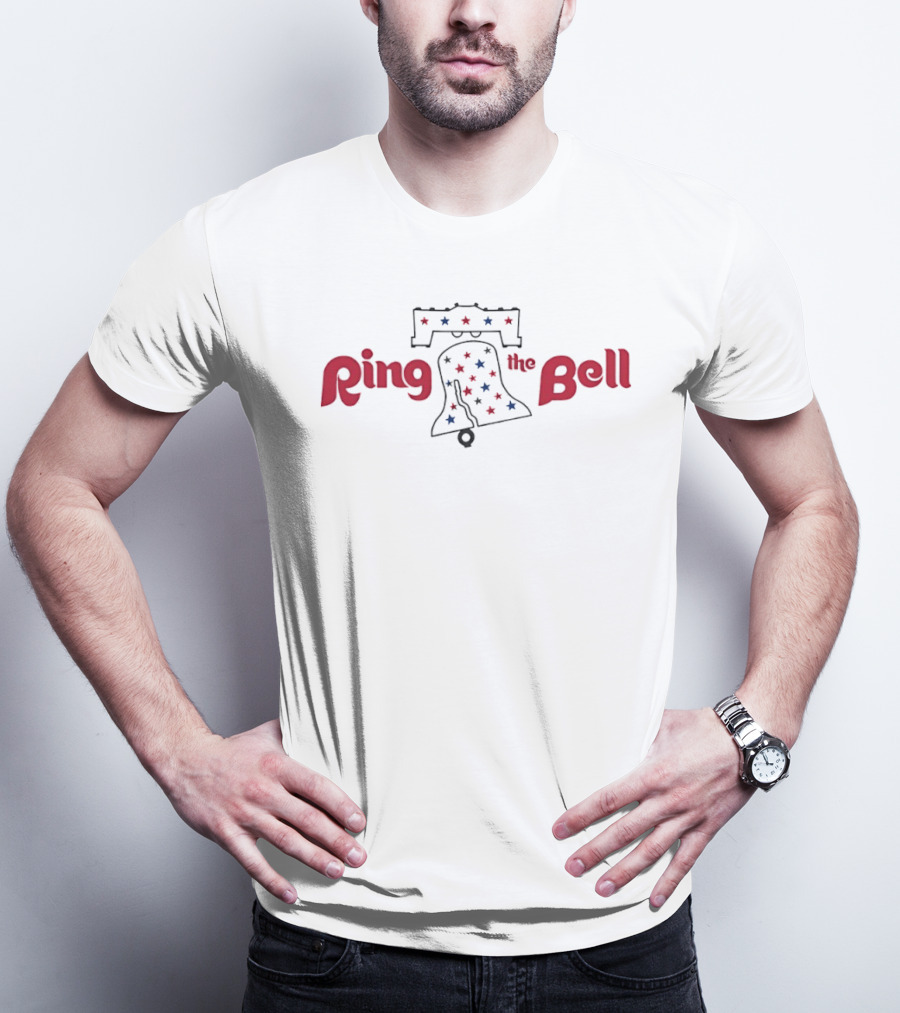 Philadelphia Phillies Ring The Bell Stars Liberty Bell T-Shirt