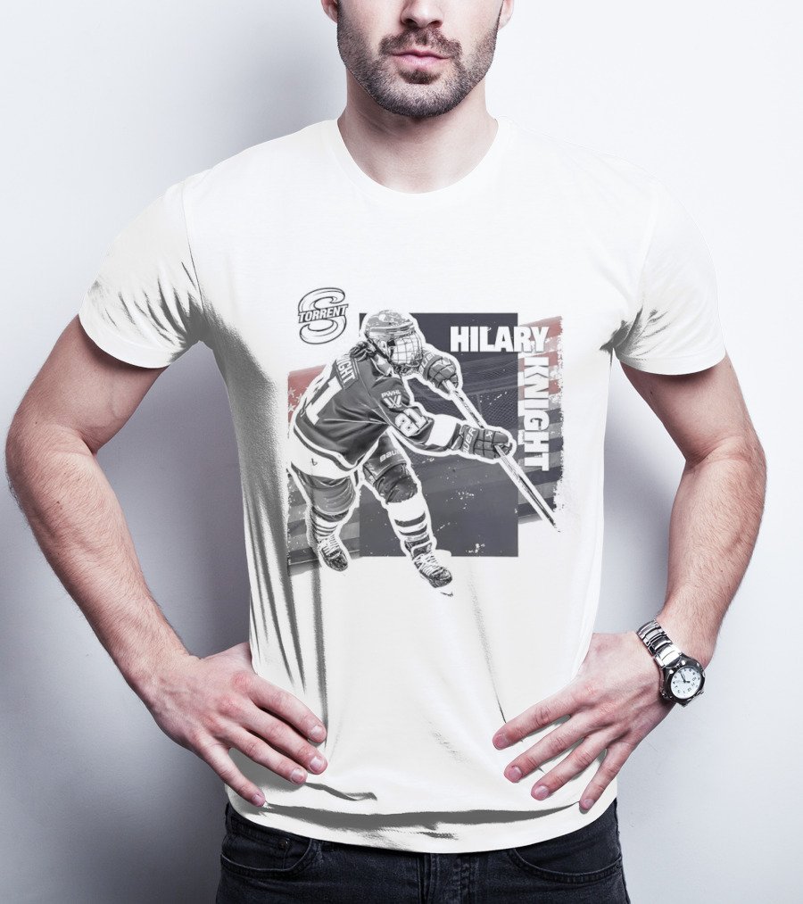 Hilary Knight Seattle Torrent Hockey Player Action T-Shirt