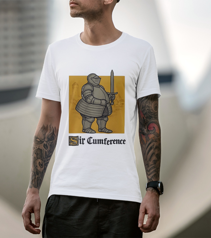 Sir Cumference Chubby Medieval Soldier Holding Sword T-Shirt