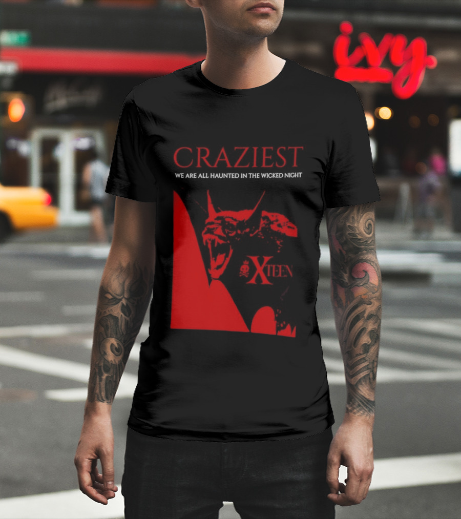 Craziest We Are All Haunted In The Wicked Night Xteen Devil T-Shirt