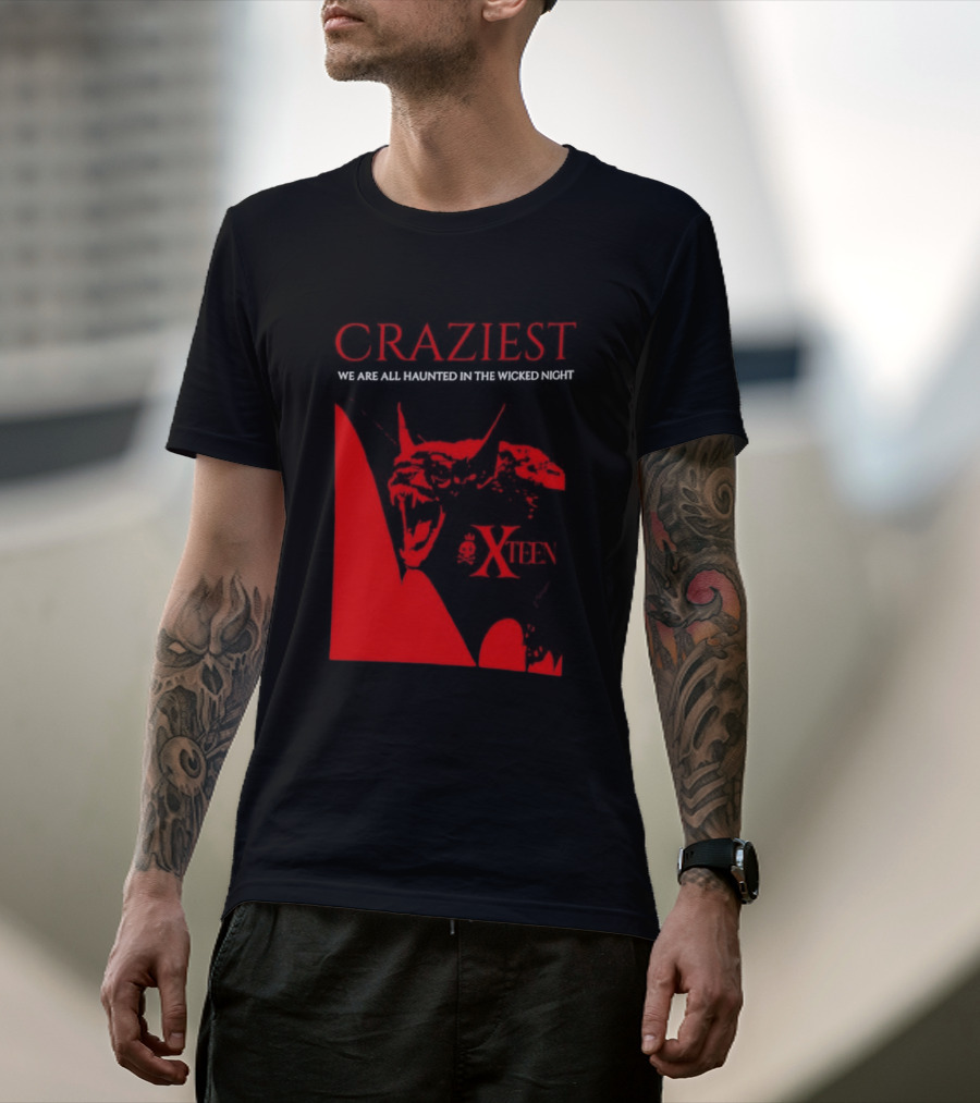 Craziest We Are All Haunted In The Wicked Night Xteen Devil T-Shirt