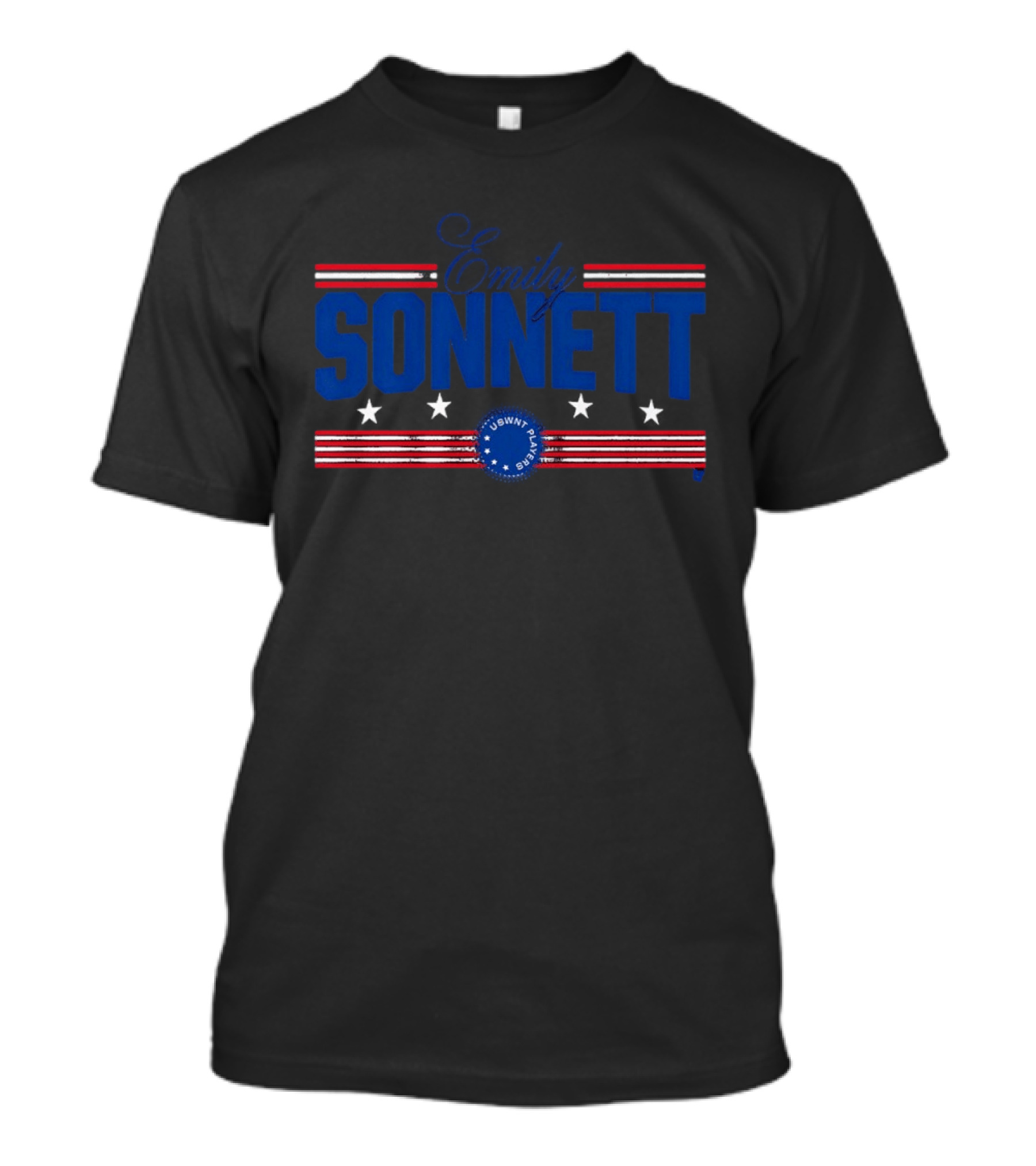 Emily Sonnett USWNT Players Stars Stripes T-Shirt