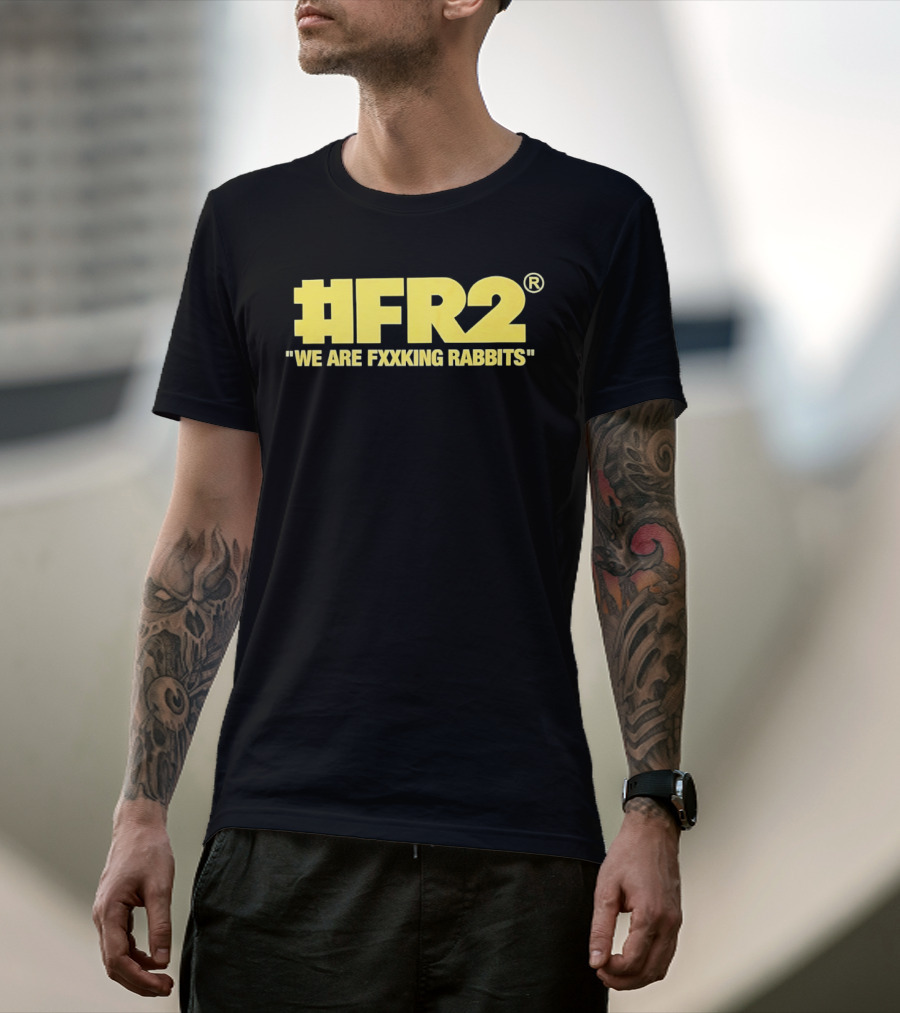 FR2 We Are Fxxking Rabbits Yellow T-Shirt
