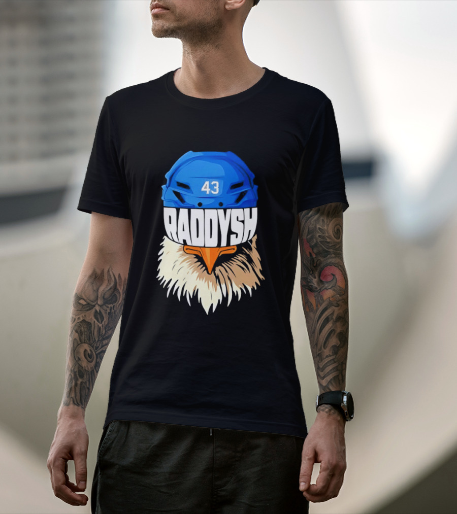 Tampa Bay Lightning Raddysh Bald Eagle 43 Helmet T-Shirt