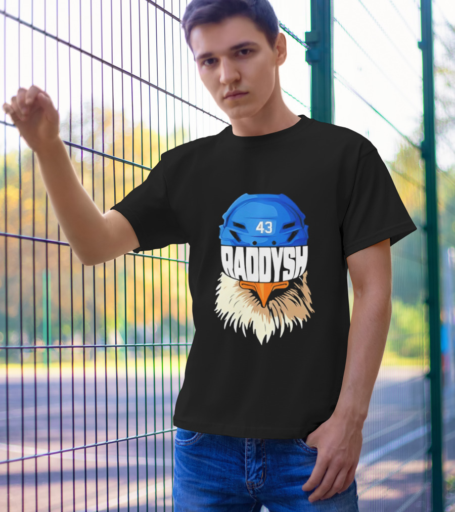 Tampa Bay Lightning Raddysh Bald Eagle 43 Helmet T-Shirt