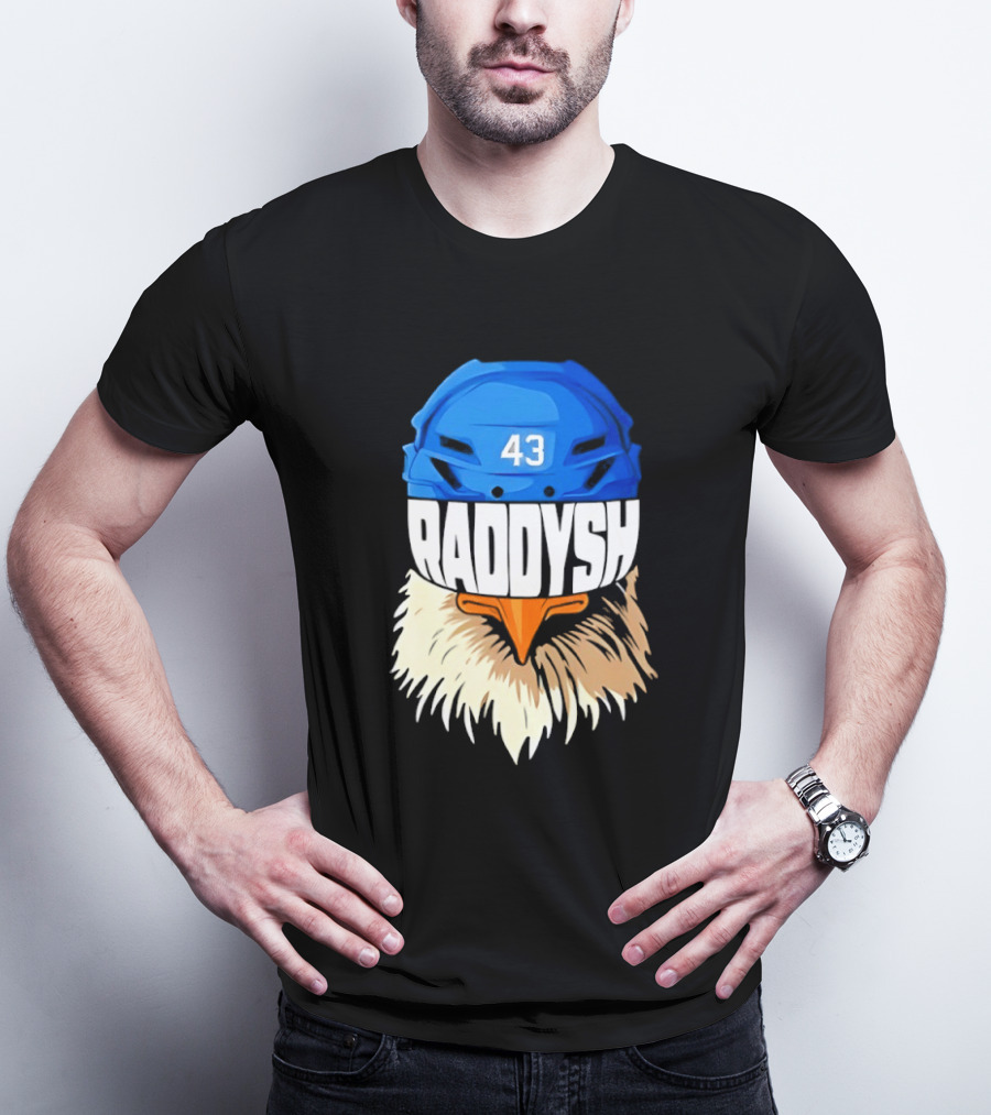 Tampa Bay Lightning Raddysh Bald Eagle 43 Helmet T-Shirt