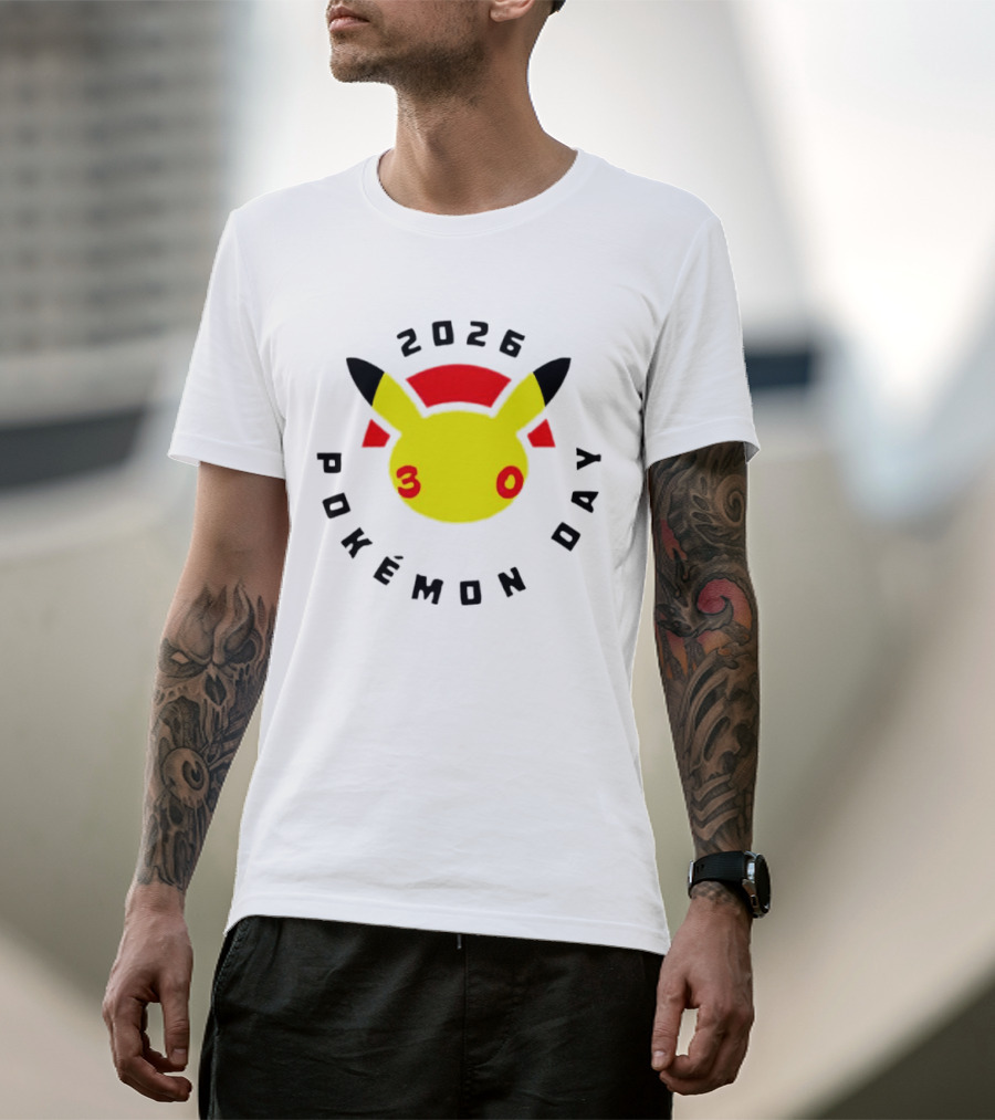 2026 Pokémon Day 30th Anniversary Pikachu T-Shirt