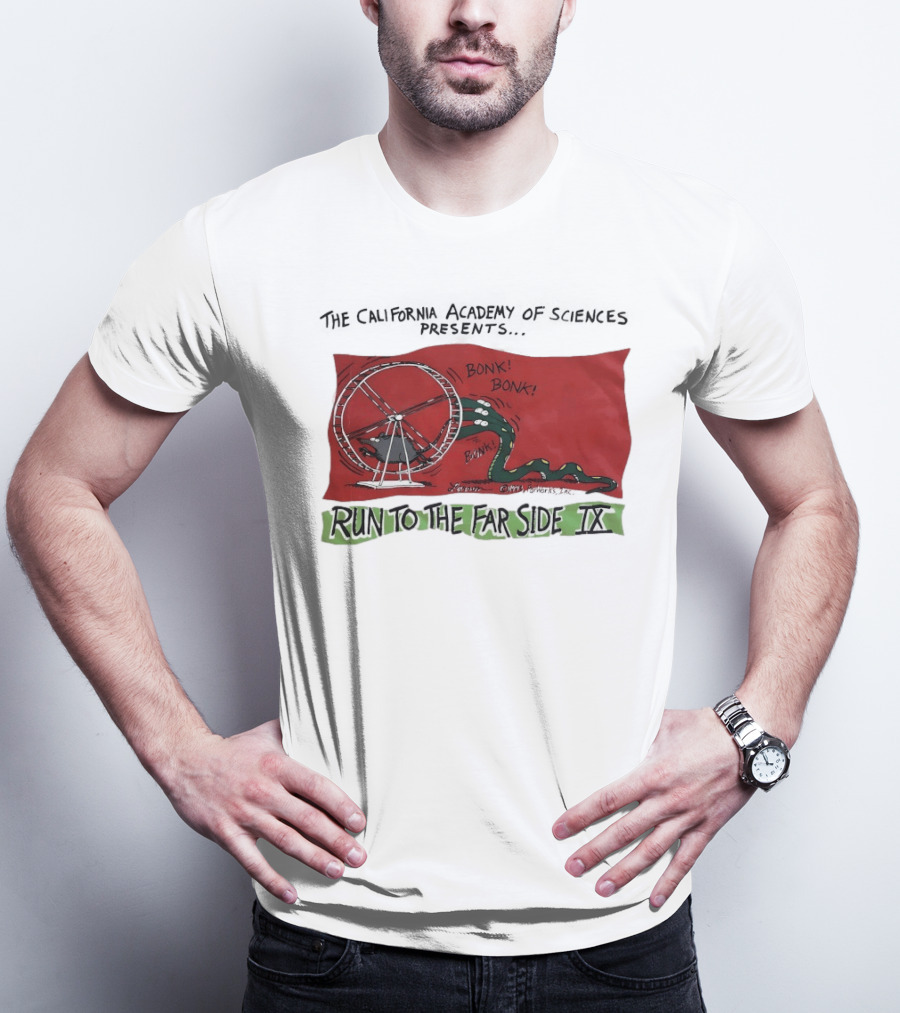 The California Academy Of Sciences Presents Run To The Far Side IX Bonk! Bonk! T-Shirt