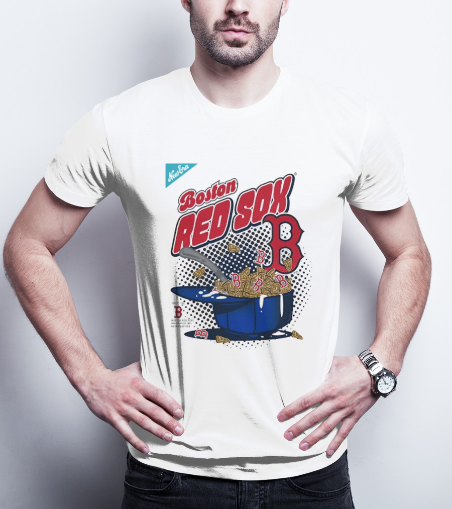 Boston Red Sox B Cap With Cereal Bowl T-Shirt