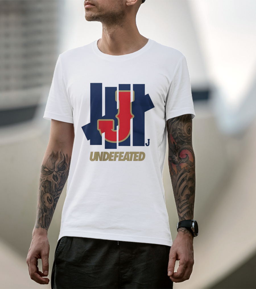 Japan Baseball Undefeated J Iconic Sports Victory T-Shirt