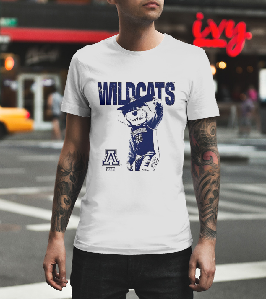 Arizona Wildcats Slam Mascot Spirit T-Shirt