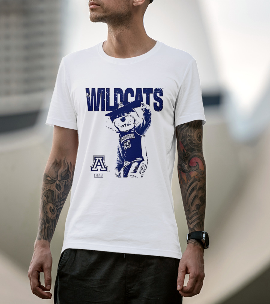Arizona Wildcats Slam Mascot Spirit T-Shirt