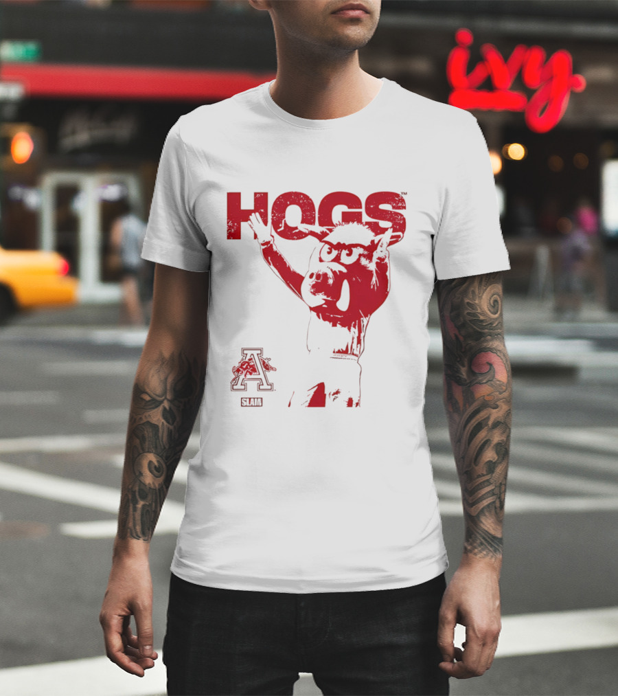 Arkansas Hogs Slam A Mode T-Shirt