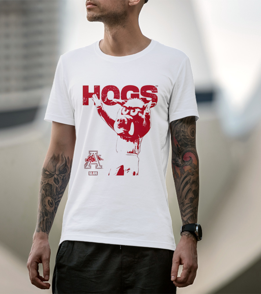 Arkansas Hogs Slam A Mode T-Shirt