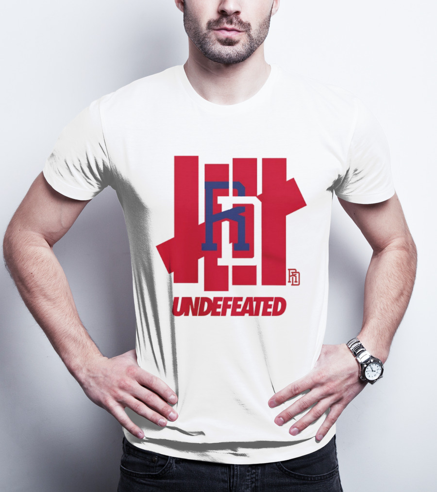 Dominican Republic Baseball RD Undefeated Red Blue T-Shirt