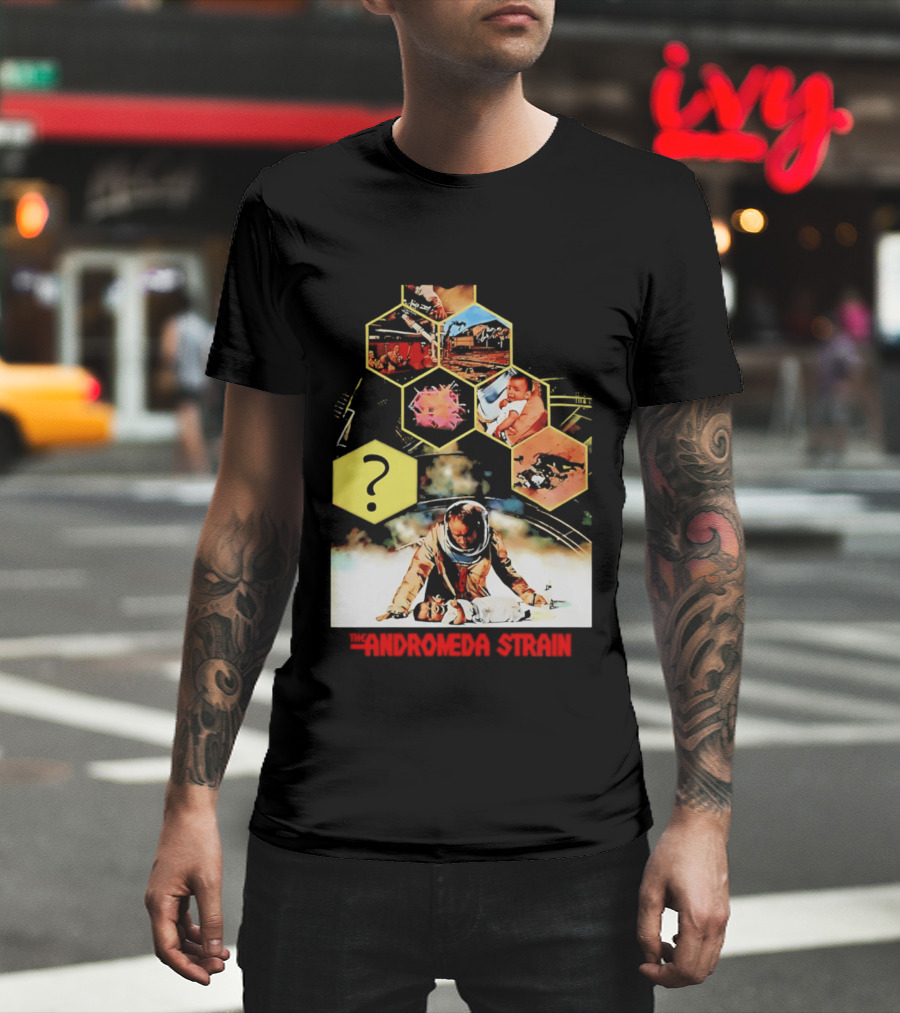 The Andromeda Strain Hexagonal Imagery And Mystery T-Shirt