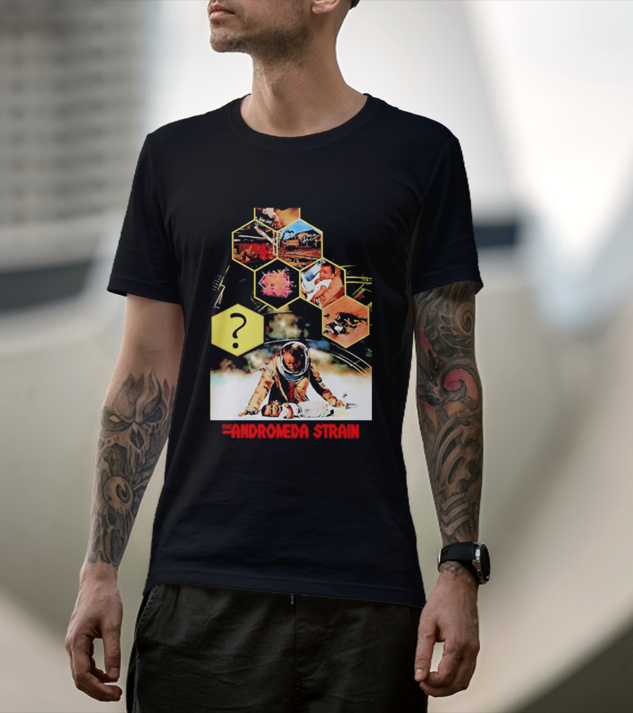 The Andromeda Strain Hexagonal Imagery And Mystery T-Shirt