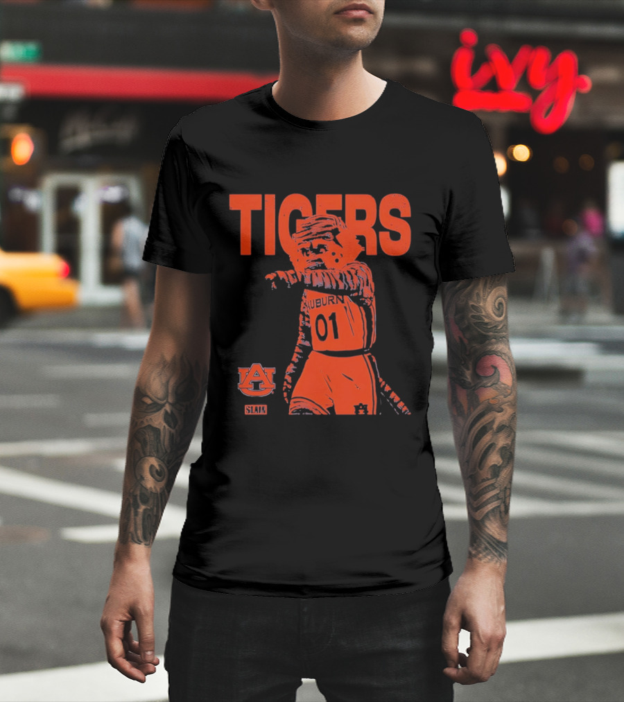 Auburn Tigers 01 Slam Auburn Sports Team T-Shirt