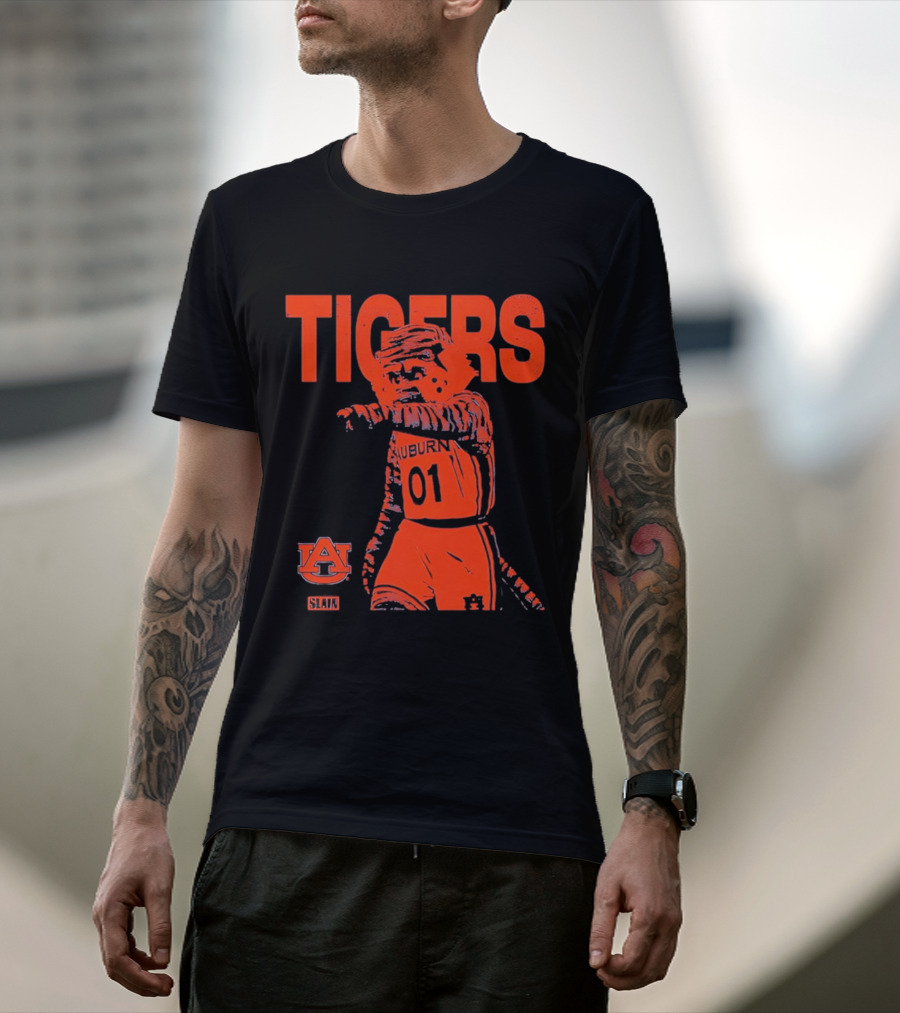 Auburn Tigers 01 Slam Auburn Sports Team T-Shirt