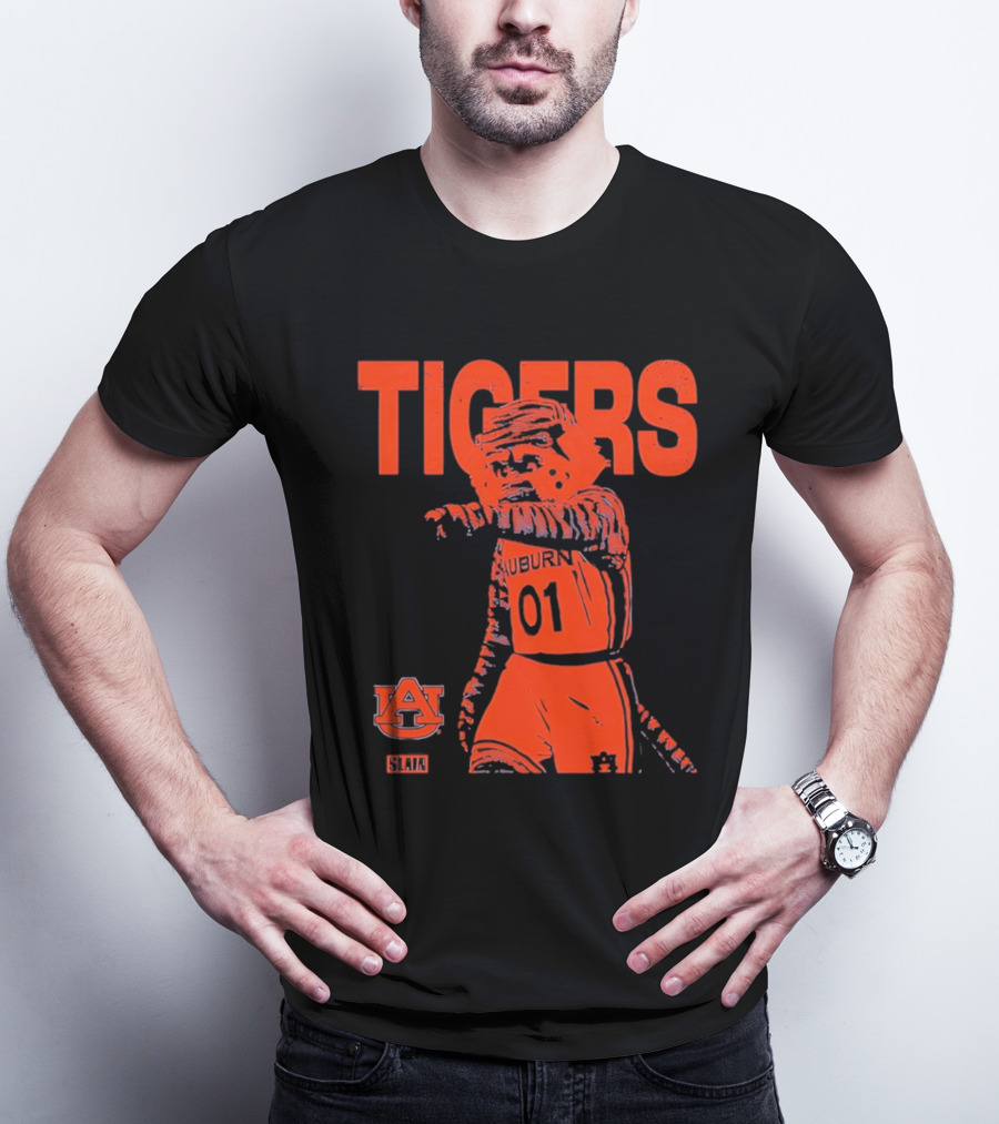 Auburn Tigers 01 Slam Auburn Sports Team T-Shirt