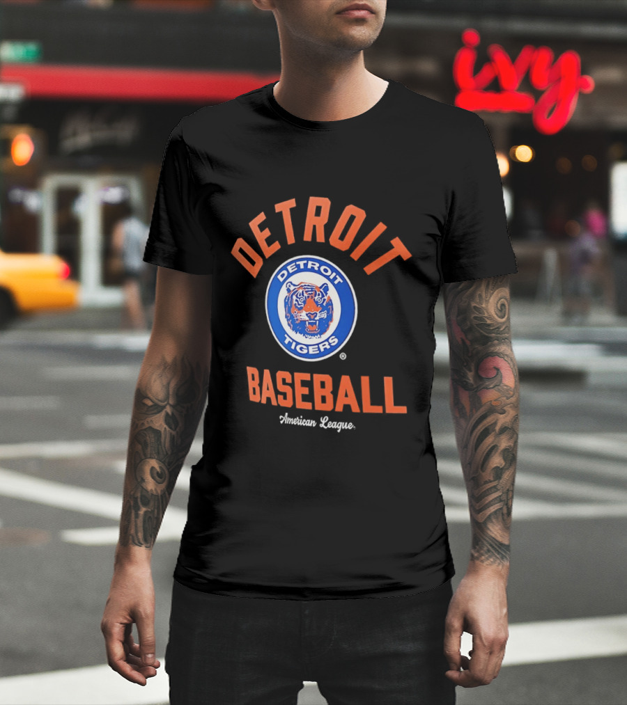 Detroit Tigers Baseball American League T-Shirt